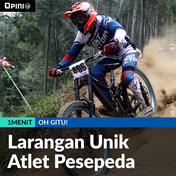 #1MENIT | Larangan Unik Atlet Pesepeda - Video Dailymotion