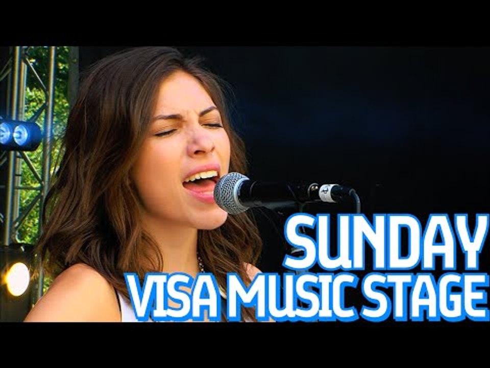 Luke Carey, Ellie Rose and Draper Perform Live On The Visa Music Stage ...