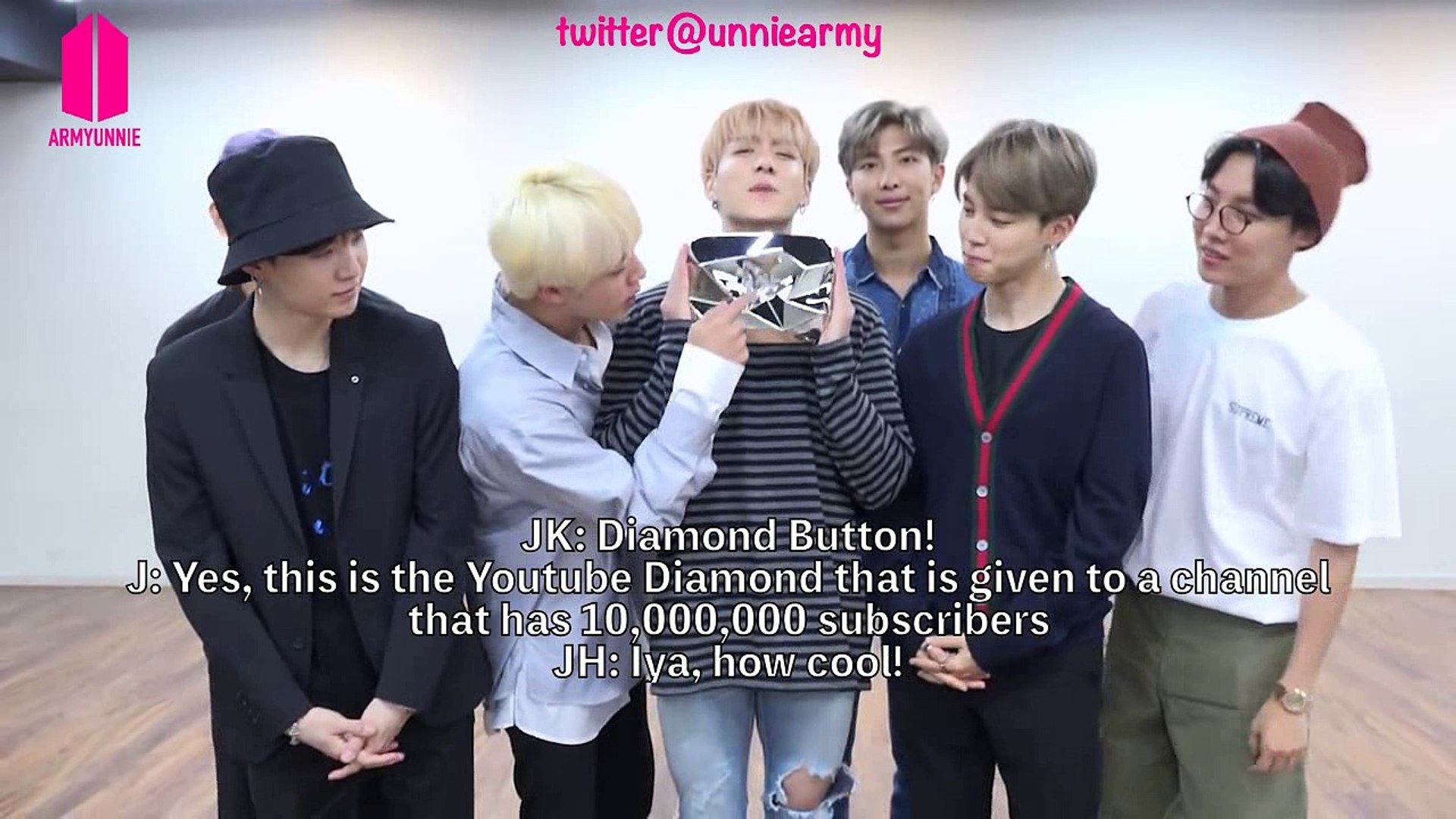 Bts Celebrating 10m Subscribers Youtube BTS