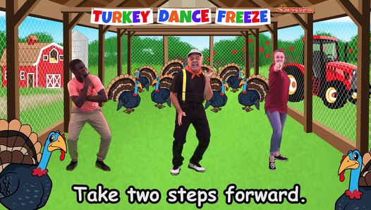Thanksgiving Songs for Children Turkey Dance Freeze Turkey Kids Songs ...