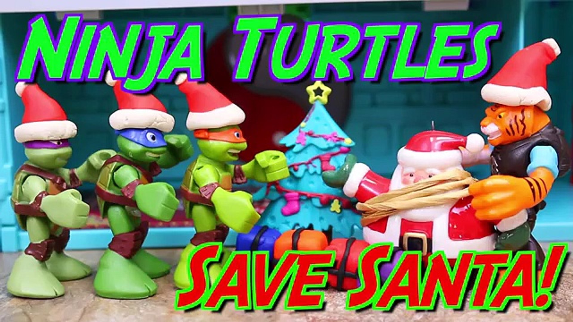 Teenage Mutant Ninja Turtle And Santa