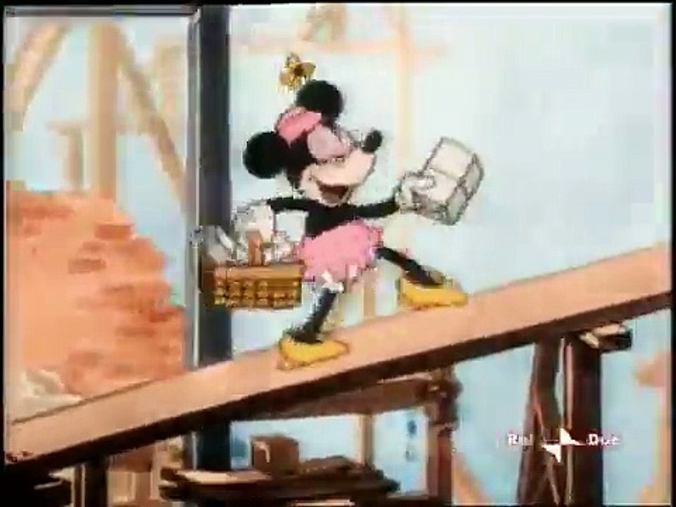 Mickey Mouse Building a Building 1933 Colorized - video Dailymotion