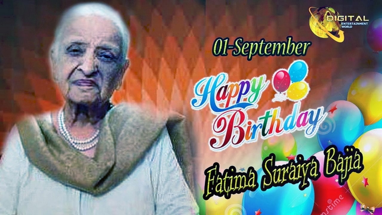 01st Sep Fatima Surayya Bajia Birthday - video Dailymotion