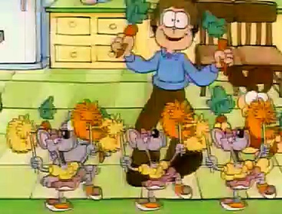 Garfield S03E01 Skyway Robbery, The Bunny Rabbits is Coming!, Close ...