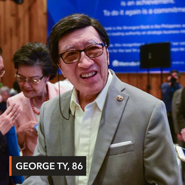 Metrobank founder George Ty dies - video Dailymotion