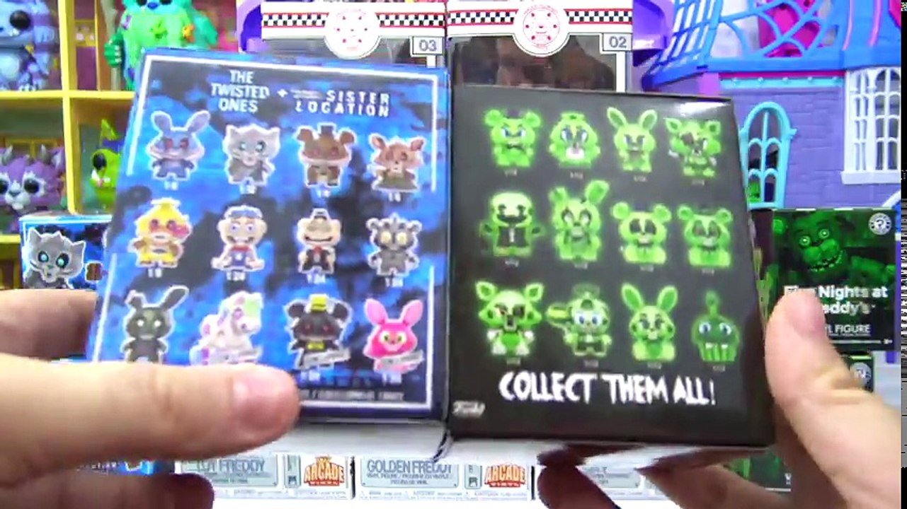 Five Nights at Freddy's Arcade Vinyl FNAF + Sister Location Funko Pop ...