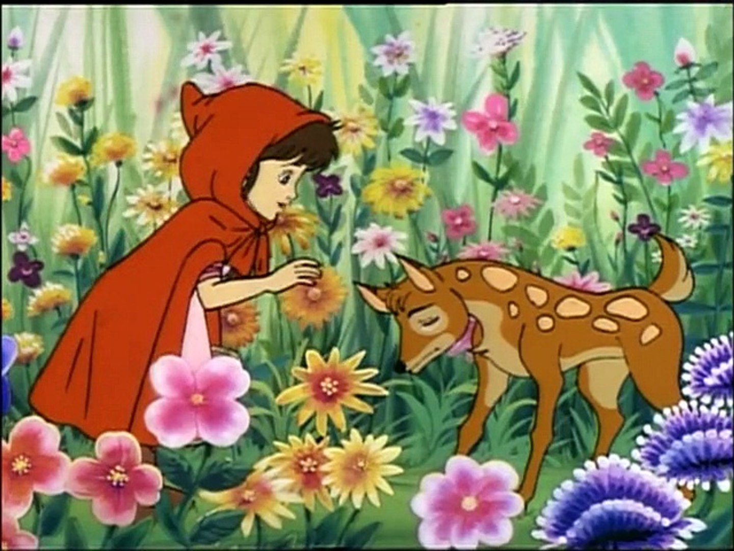 Little Red Riding Hood Movie Animated Poster Cartoon Happy Little Red