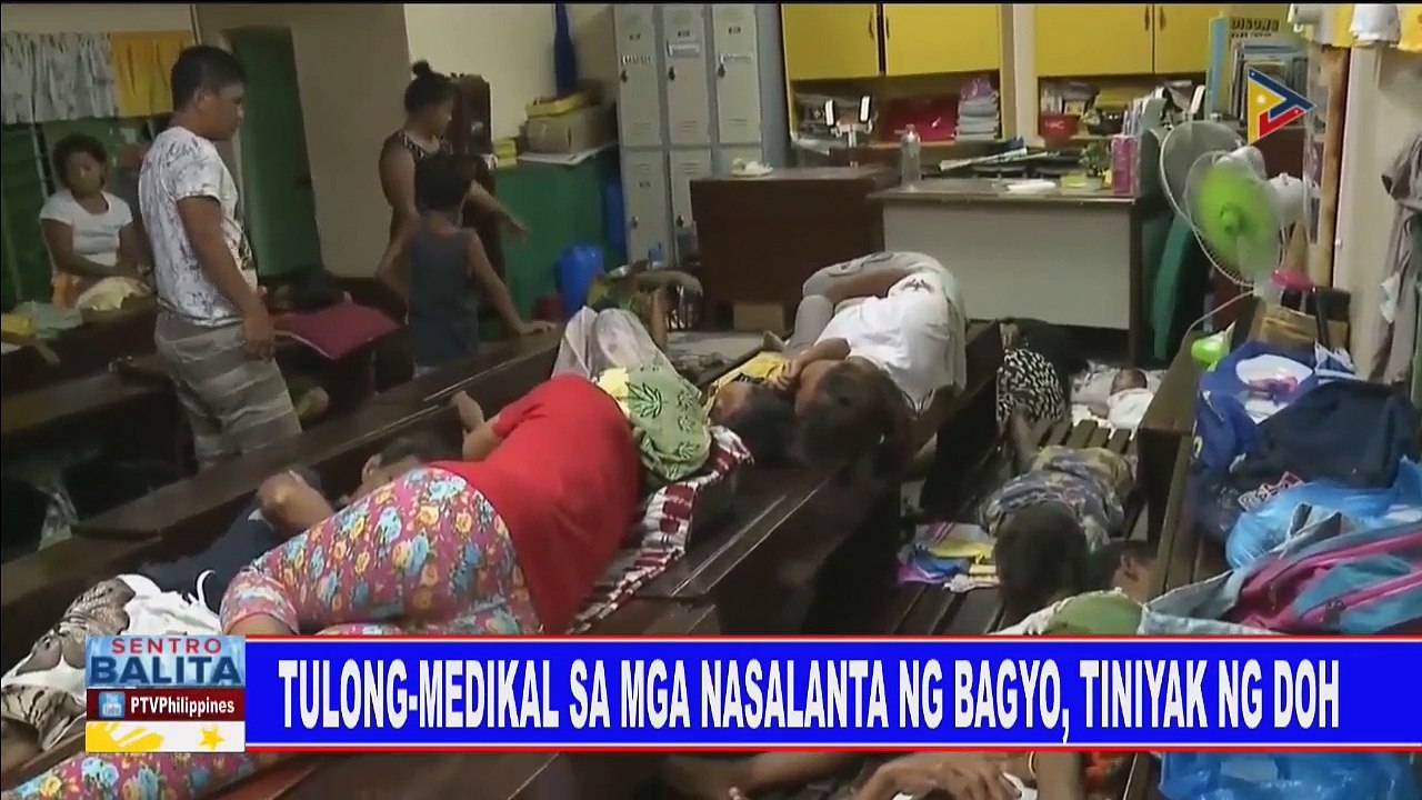 Tulong medikal sa mga nasalanta ng bagyo, tiniyak ng DOH - video ...