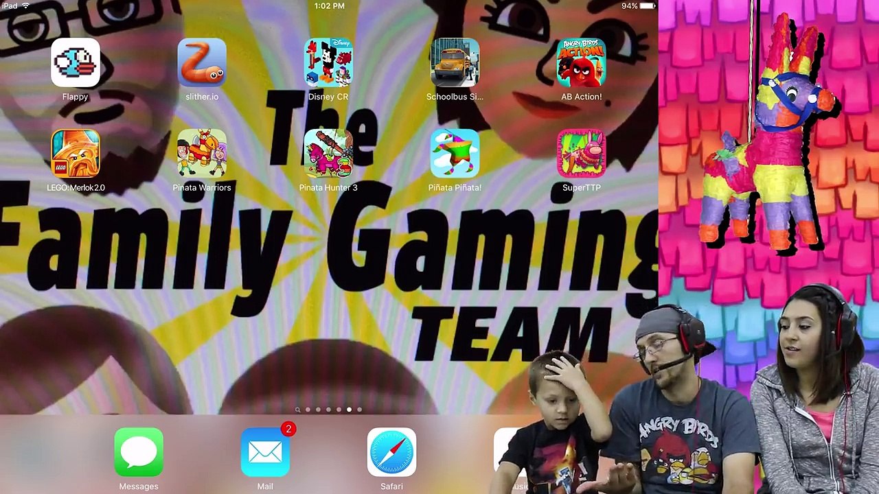 5 PINATA GAMES w_ Baby Shawn! Minecraft Mini-Game w_ Warriors & Hunters ...