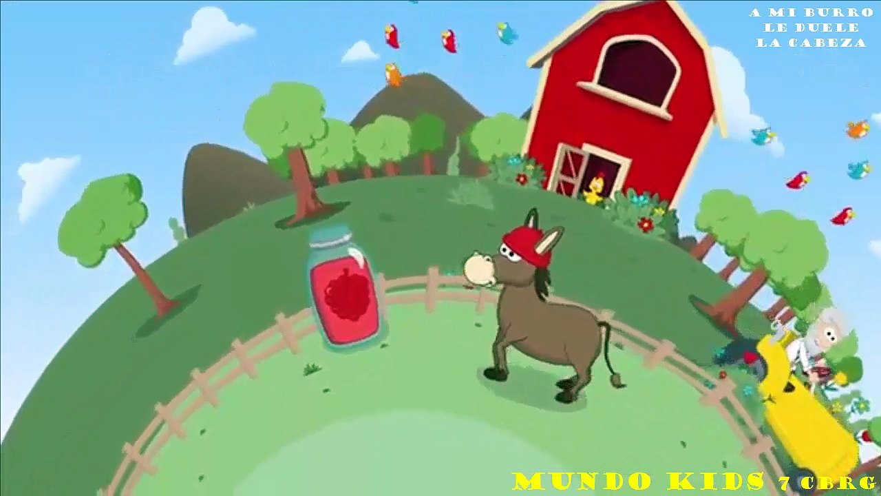 A MI BURRO LE DUELE LA CABEZA - Canción Infantil - LETRA - Vídeo ...