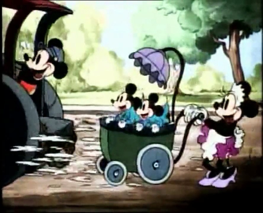 Mickey Mouse Mickey's Steamroller 1934 color - video Dailymotion