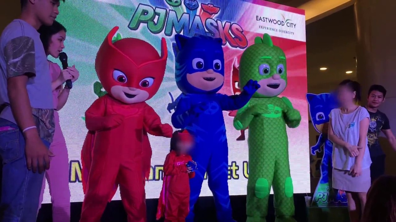 PJ Masks Meet and Greet Live Event Catboy Gekko Owlette Mascots ...