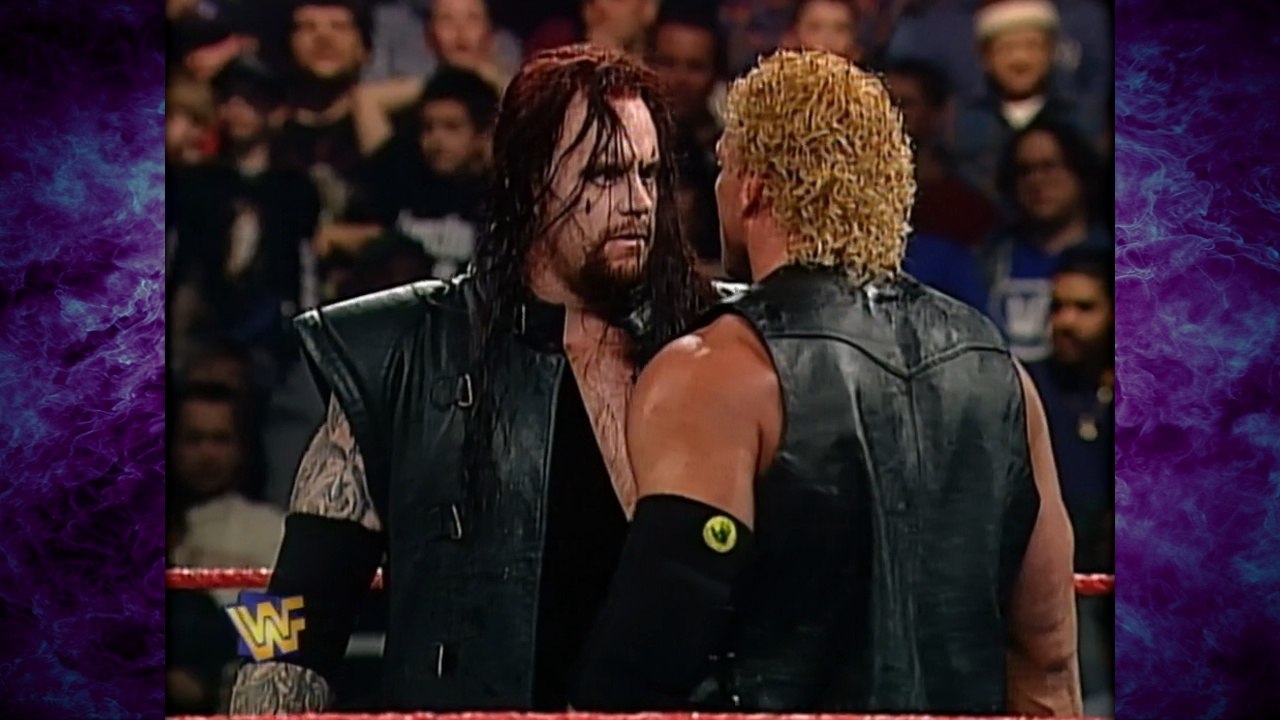 The Undertaker, Sycho Sid, Paul Bearer, Mankind & Vader In Ring Segment ...