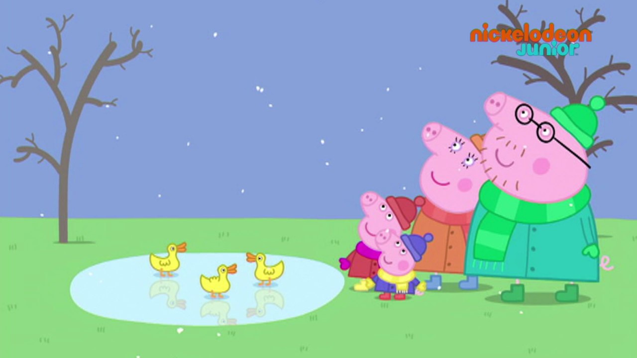 Peppa Pig | Blanc comme neige | NICKELODEON JUNIOR - Vidéo Dailymotion