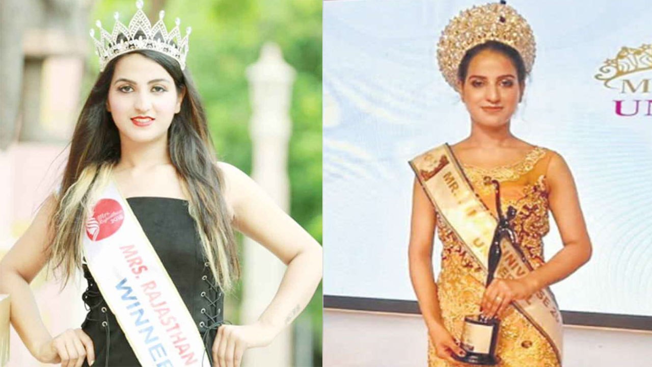 Preeti Meena wins Mrs. India universe title from Jaipur; Check Out ...