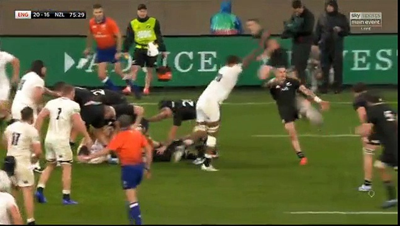Courtney Lawes était-il hors-jeu sur l'essai d'Underhill ? - Vidéo ...