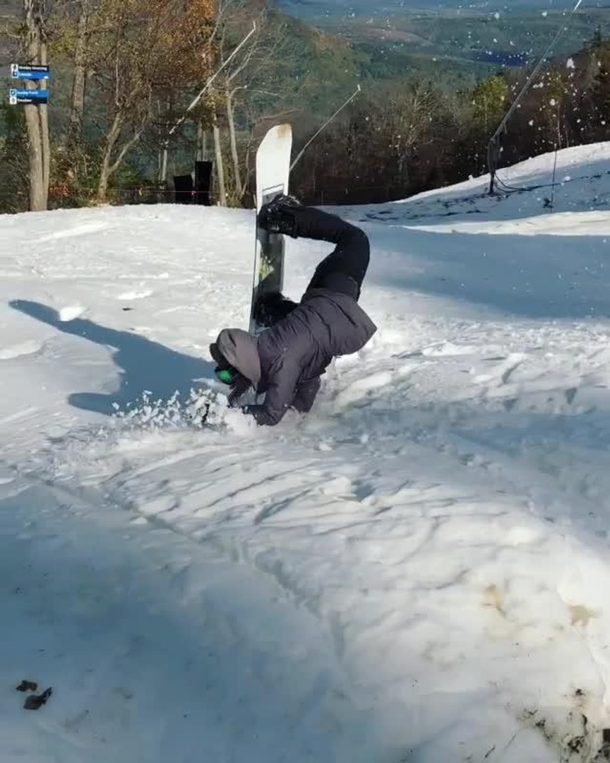 Faceplant In The Snow