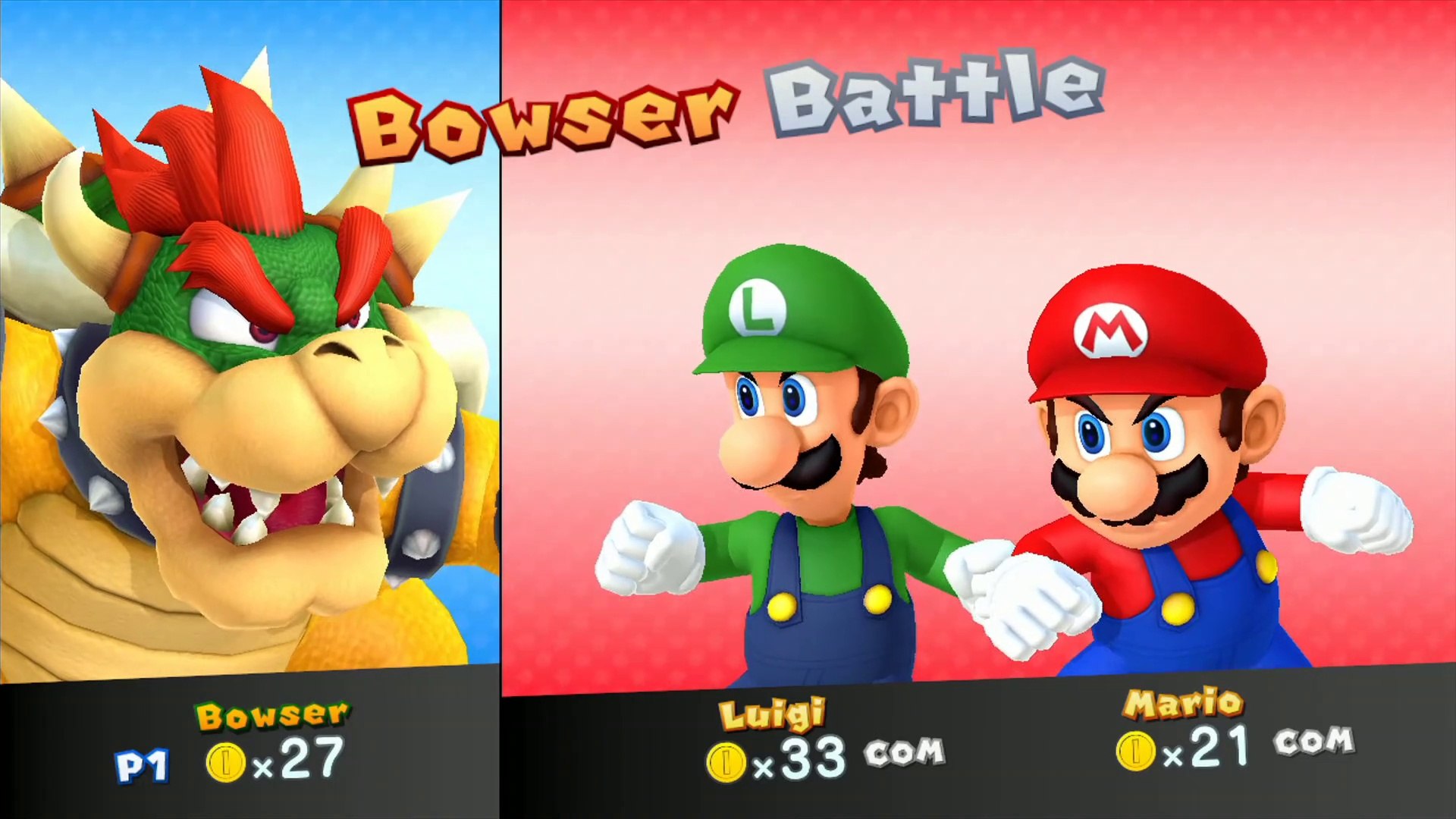 Luigi Vs Bowser Jr.