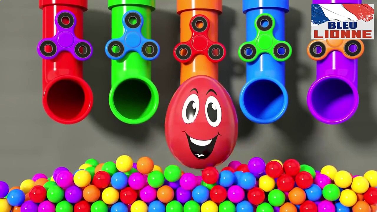 Apprendre Les Couleurs Avec La Voiture Et La Balle Camion À Benne ...