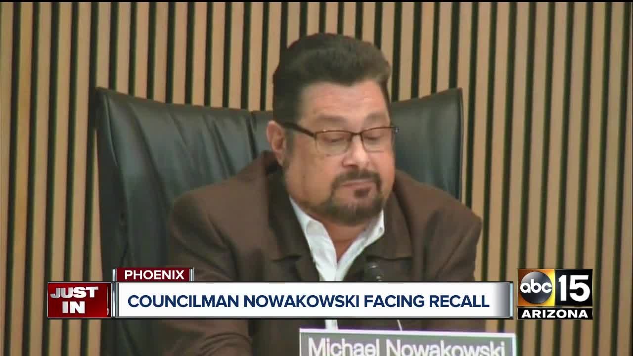 Phoenix City Councilman Michael Nowakowski will face a recall election ...