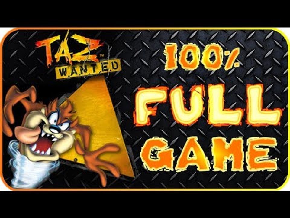 Taz Wanted Walkthrough 100% FULL GAME Longplay (PC, PS2, Gamecube, XBOX ...