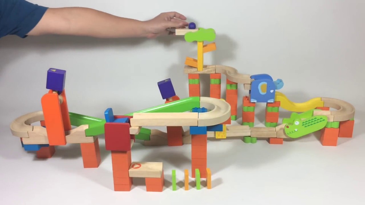 Wonderworld Trix Track Safari Track Set WW 7007 Marble Ball Run Race ...