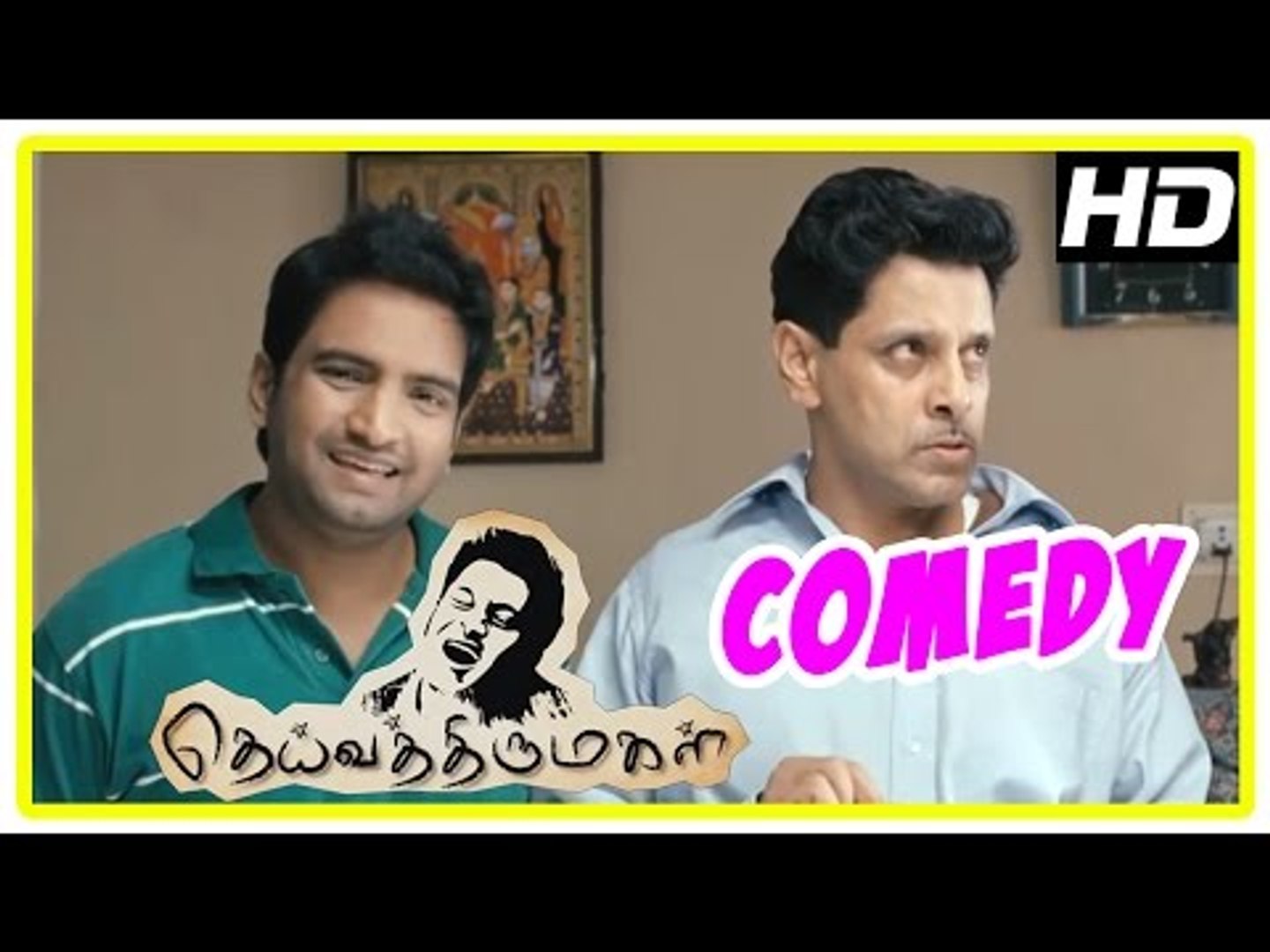 Santhanam Comedy Dialogues In Deiva Thirumagan