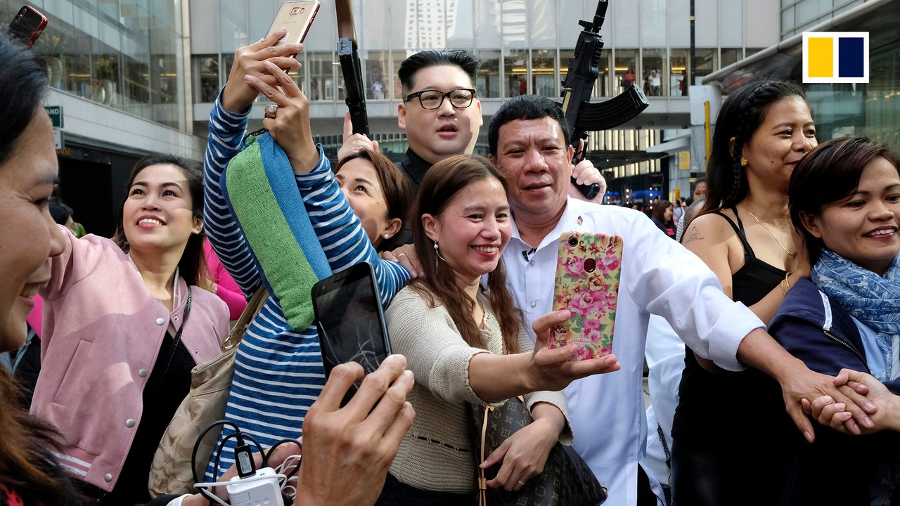 Duterte impersonator’s surprise visit causes a stir in Hong Kong ...