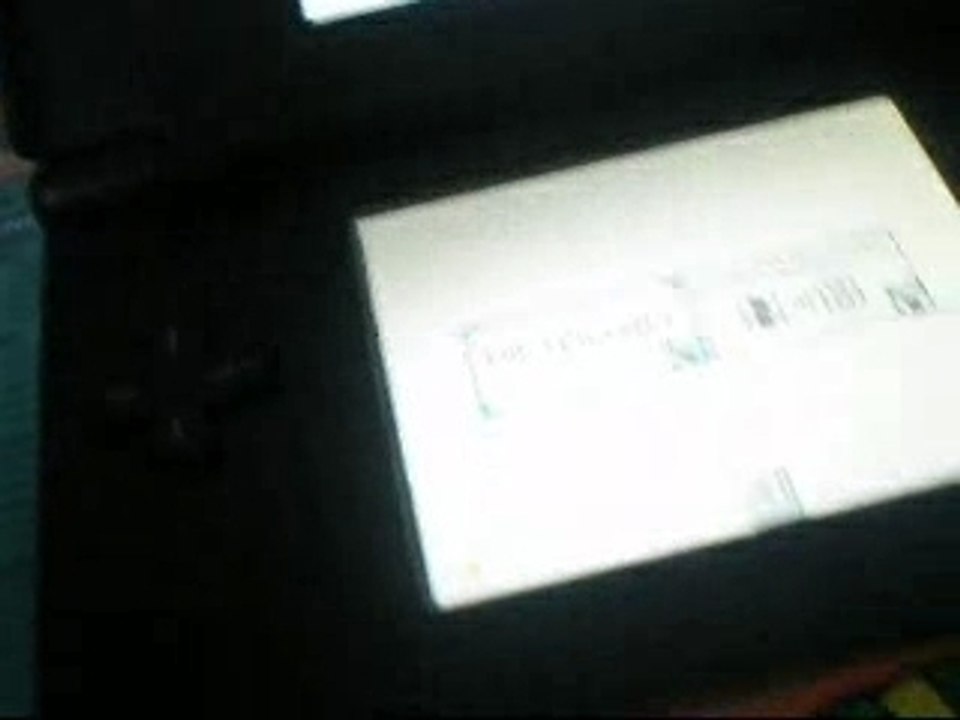 Nintendo DS, Les Menus - Vidéo Dailymotion