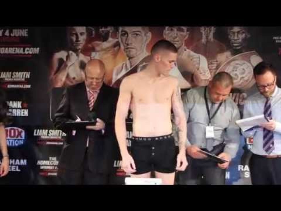 STEPHEN LEWIS v MAREK LASKOWSKI - OFFCIAL WEIGH IN / THE HOME COMING ...