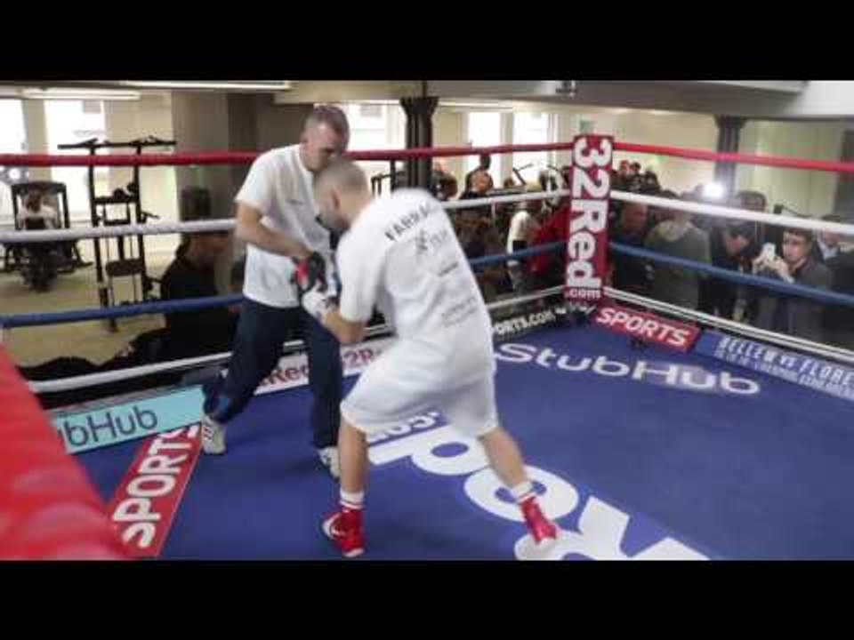 RYAN FARRAG OFFICIAL PUBLIC WORK OUT WITH TRAINER PAUL STEVENS FROM ...