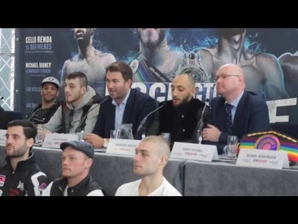 SAM EGGINGTON v BRADLEY SKEETE OFFICIAL PRESS CONFERENCE WITH EDDIE ...