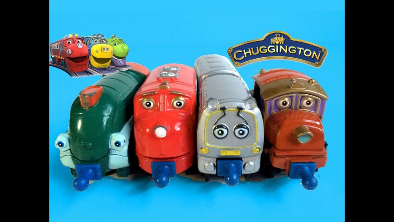 4 Chuggington Die Cast Stacktrack Wilson Emery Hodge Olwin - Unboxing ...