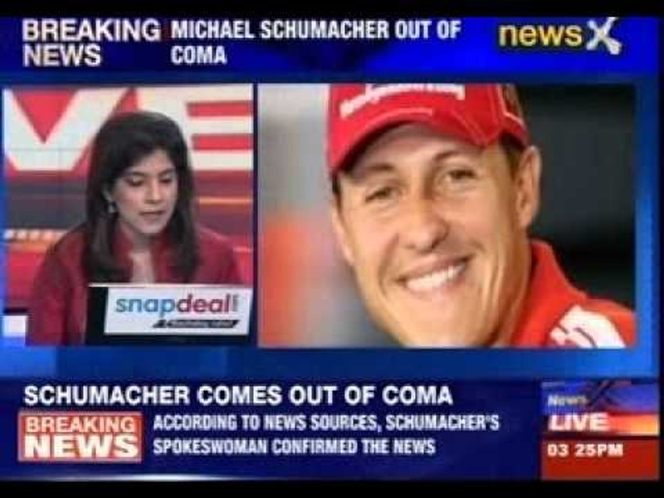 Michael Schumacher comes out of coma - video Dailymotion