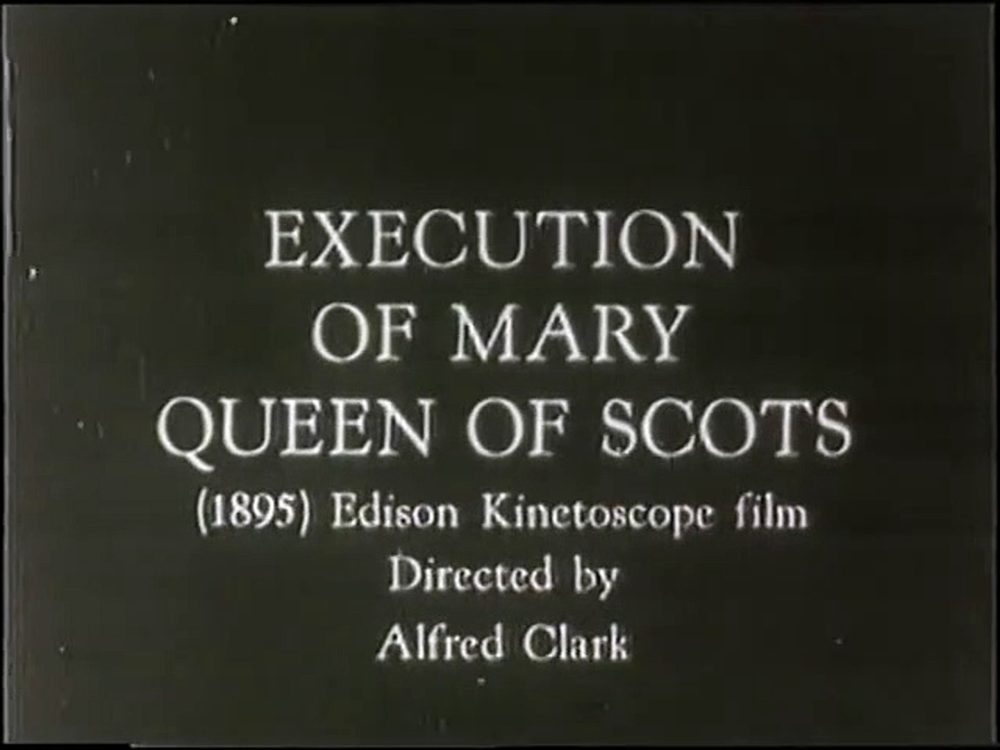 Mary Queen Of Scots Execution Movie
