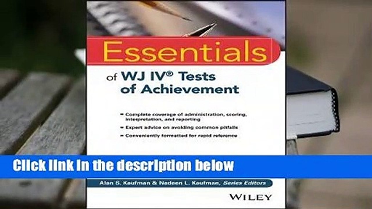 Full version Essentials of Wj IV Tests of Achievement Complete - video ...