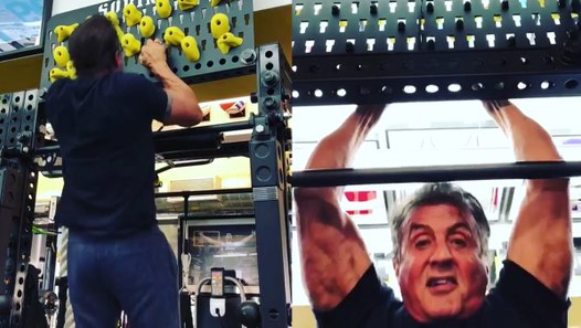 Sylvester Stallone workout routine 73 years old - Rocky Rambo ...