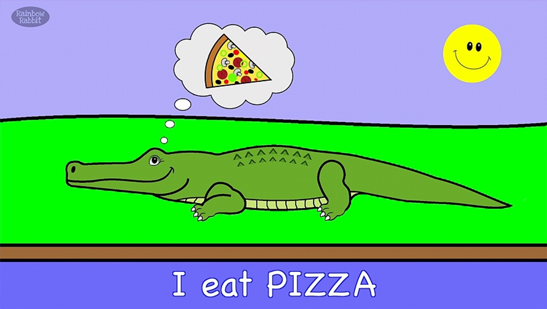 Alligator Eating Pizza A Scary Alligator Climbing Up On A Dock