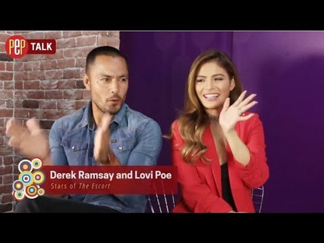 Derek Ramsay | Lovi Poe | The Escort | PEP TALK Full Interview
