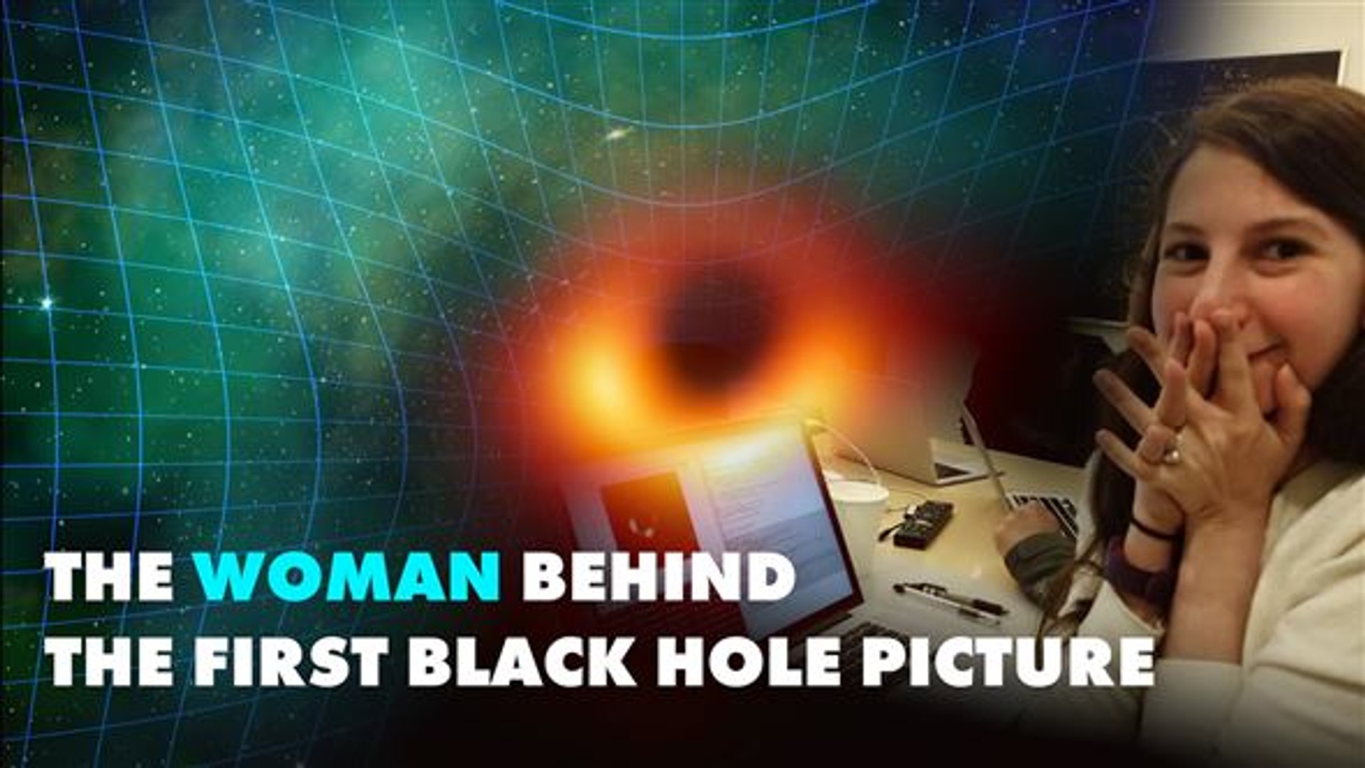 Woman In A Black Hole