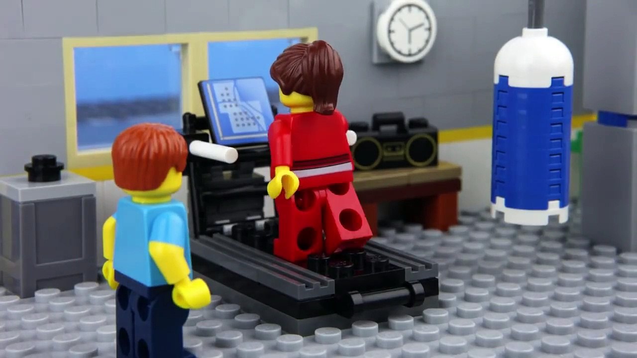 Lego Gym Fail - Unlucky Lego Man - video Dailymotion