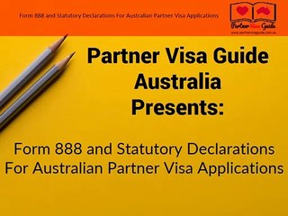 Partner Visa Guide videos - Dailymotion