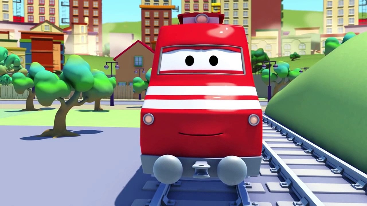 Troy The Train and the Tanker in Car City| Cars & Trucks cartoon for ...