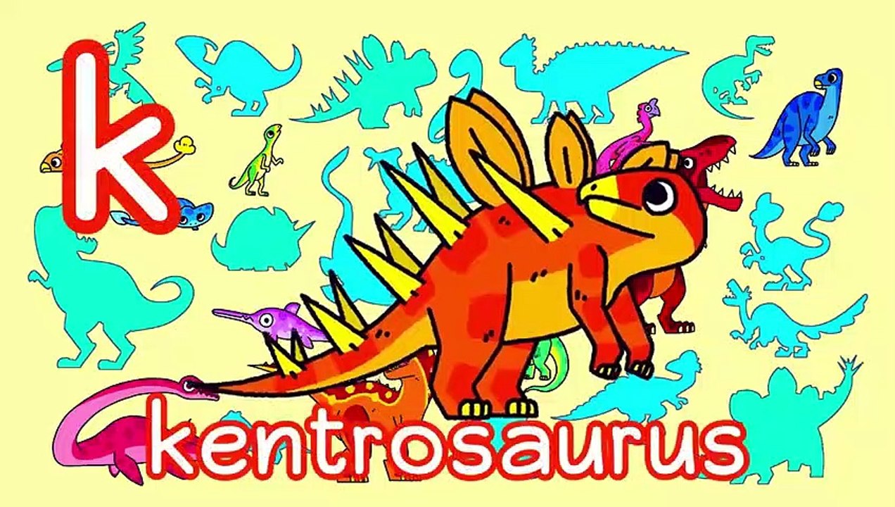 Dinosaur ABC | Learn the Alphabet with 26 CARTOON DINOSAURS for ...