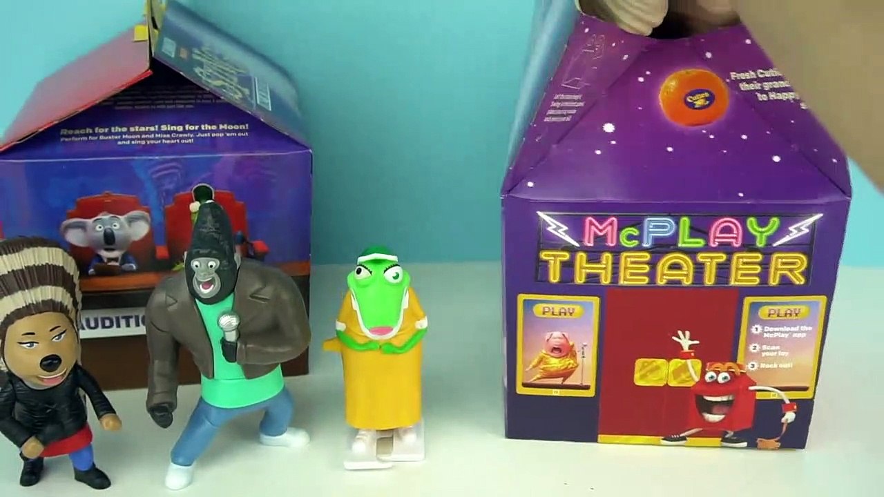 Sing Movie Toys from Mc Donald's Happy Meal + Free Games McPlay App ...