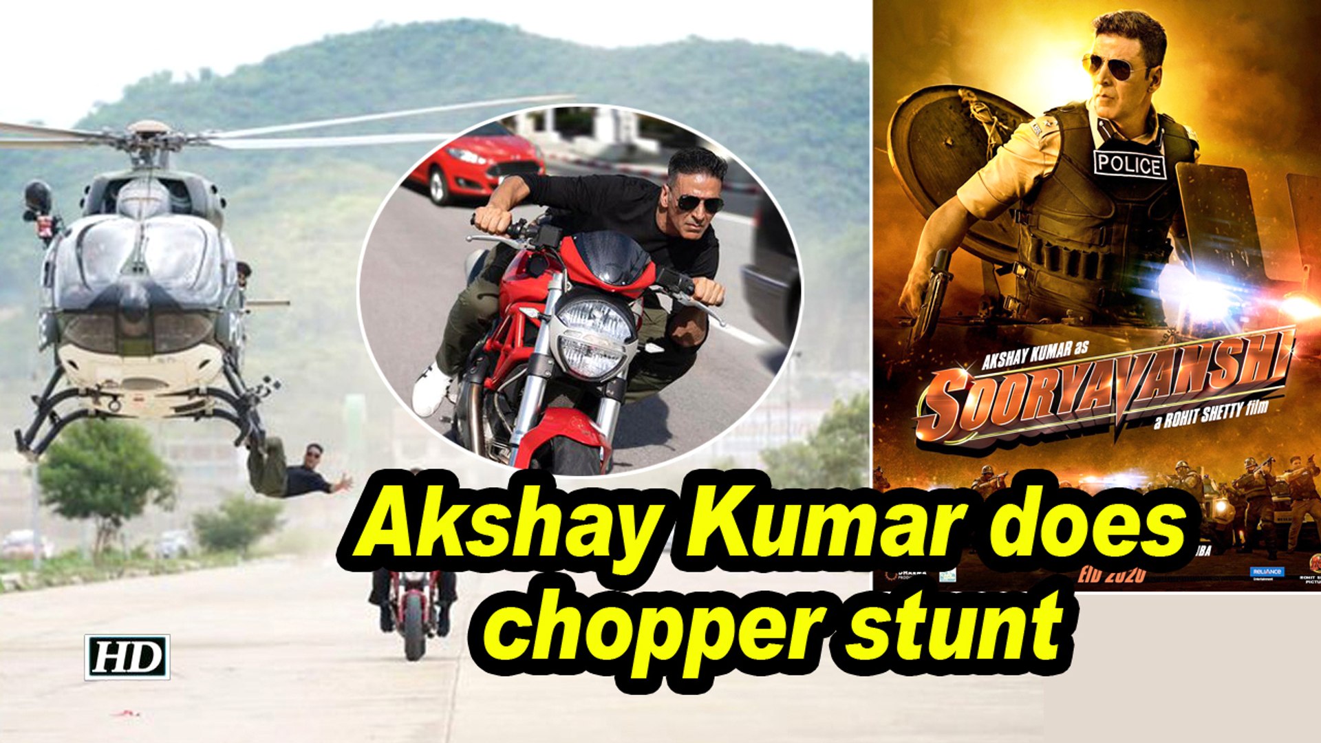 Akshay Kumar Bike Stunts