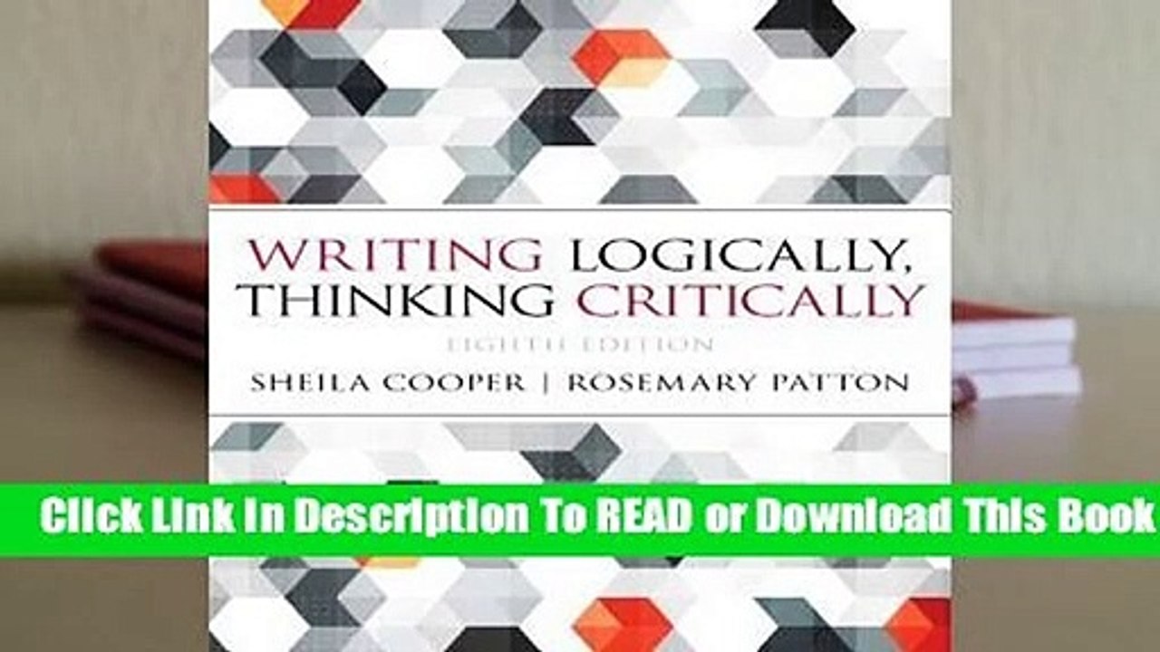 Full E-book Writing Logically Thinking Critically For Free - video Dailymotion