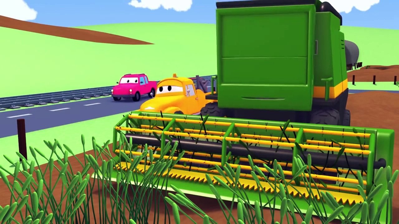 Tom the Tow Truck's Car Wash and Matt the Police Car | Truck cartoons ...