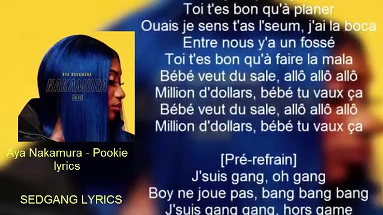 Aya Nakamura - Pookie ( LYRICS ) - video Dailymotion