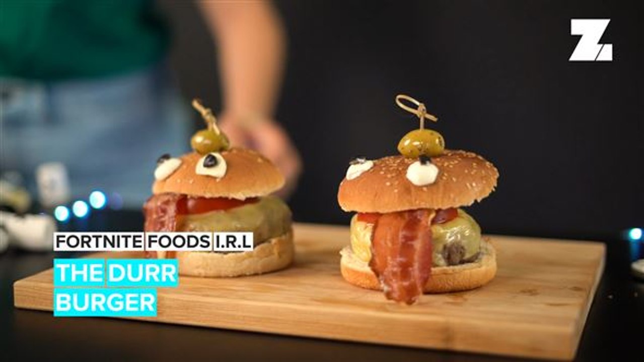 Fortnite Foods I.R.L.: The infamous Durr Burger - video Dailymotion